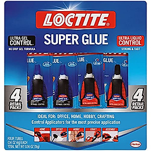 Loctite Super Glue Ultra Value Pack 4 pack, Bottle