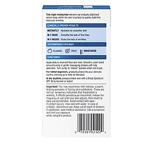 Neutrogena Rapid Wrinkle Repair Anti-Wrinkle Night Accelerated Retinol SA Facial Moisturizer, 1 fl. Oz
