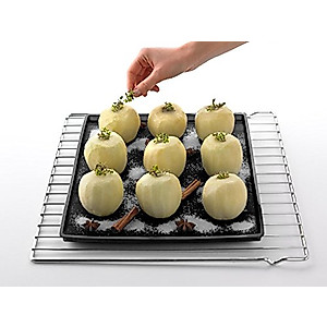 Lekue 12 by 16-Inch Non-Spill Baking Sheet, Black