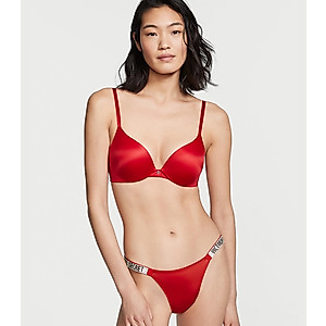 Victoria's Secret Smooth Cheeky Panty, Underwear for Women, Very Sexy Collection, Red (L)