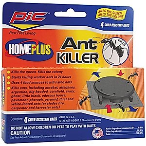 Home Plus Ant Killer Plastic Bait Stations, 4 Count