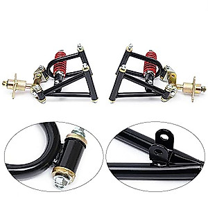 Front Suspension Swingarm Assembly, Diy Parts for Buggy Electric Atv Go Kart Bike (Us Stock)
