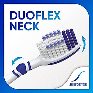 Sensodyne Sensitive Care Soft Toothbrush, Soft Bristle Toothbrush for Adults With Sensitive Teeth - 4 Count