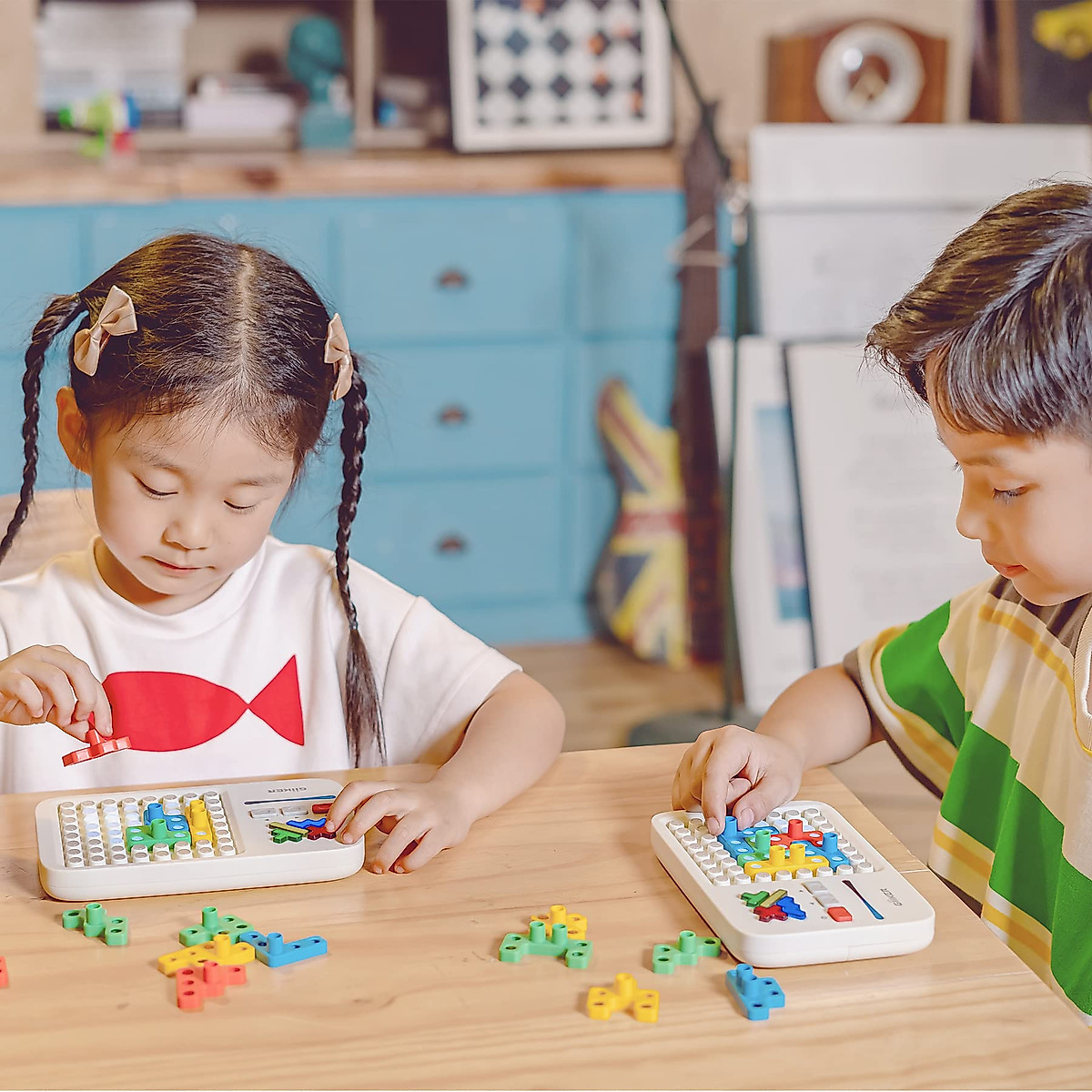 GiiKER Super Blocks Pattern Matching Puzzle Games, Original 1000+ Challenges Brain Teaser Toys for Kids & Teens, Easter Basket Stuffers Birthday Gifts for Boys Girls, Travel Games for Road Trips