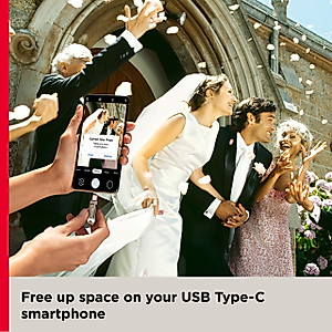 SanDisk 256GB Ultra Dual Drive Luxe USB Type-C - SDDDC4-256G-G46, Black