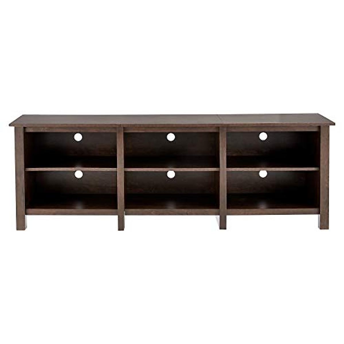 ROCKPOINT 70inch TV Stand Storage Media Console Entertainment Center,Espresso