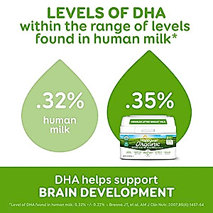 Happy Baby Organics Infant Formula, Milk Based Powder with Iron Stage 2, Packaging May Vary, Multi, 21 Oz