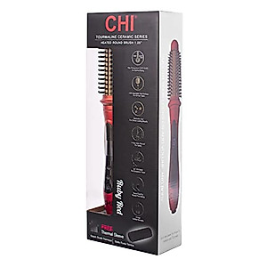CHI Amplitude Ceramic Heated Round Brush, Ruby Red
