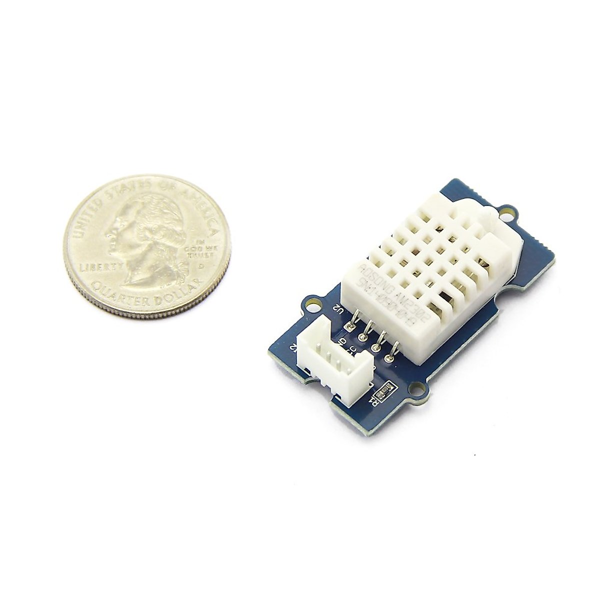 seeed studio Grove Temperature Humidity Sensor Pro Module(AM2302/DHT22) Digital Interface 3.3/5V, Sensor for Temp(-40~80℃) Humi(0~99.9% RH) Monitor Compatible with Board Arduino/Raspberry Pi