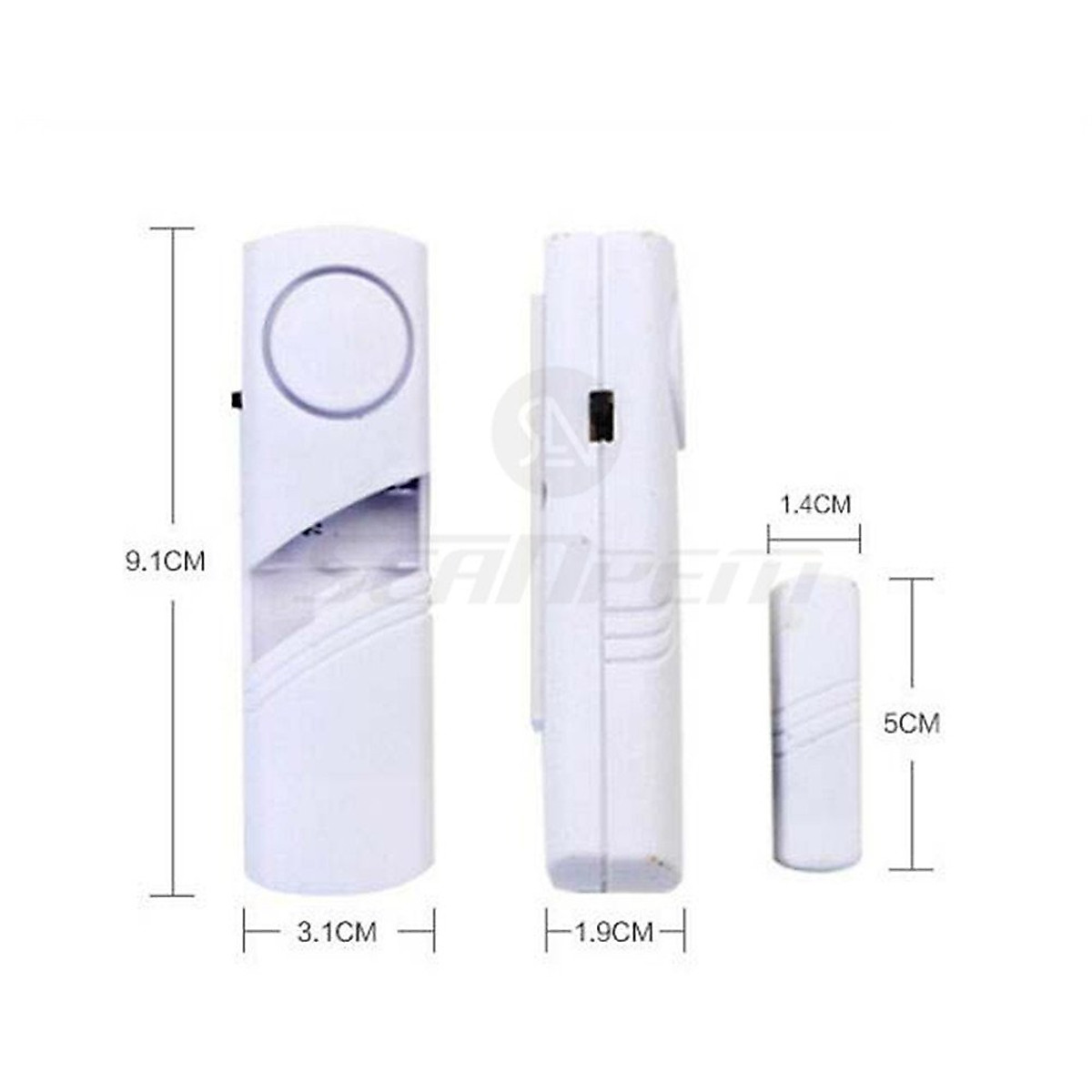 Home Security Alarm System DIY Kit - Magnetic Sensor - Guardian Protector - Window Glass Vibration Security Burglar Alarm for Homes, Cars, Sheds, Caravans, Motorhomes - Price Xes (Set of 10)