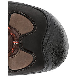 KEEN Utility mens Coburg 8" Steel Toe Waterproof Work Boots, Cascade Brown/Brindle, 15 Wide US