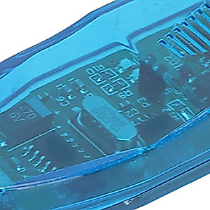 MOS Tube Control Board, DC 5-24V 5A USB Relay Module CH340G PCB USB Intelligent Control Switch 1 Channel for Computer (Relay Module with Housing)
