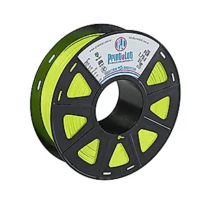 PRINTALOT PLA 3D Printer Filament, Dimensional Accuracy +/- 0.03 mm, 1 kg Spool, 1.75 mm Fluo Yellow