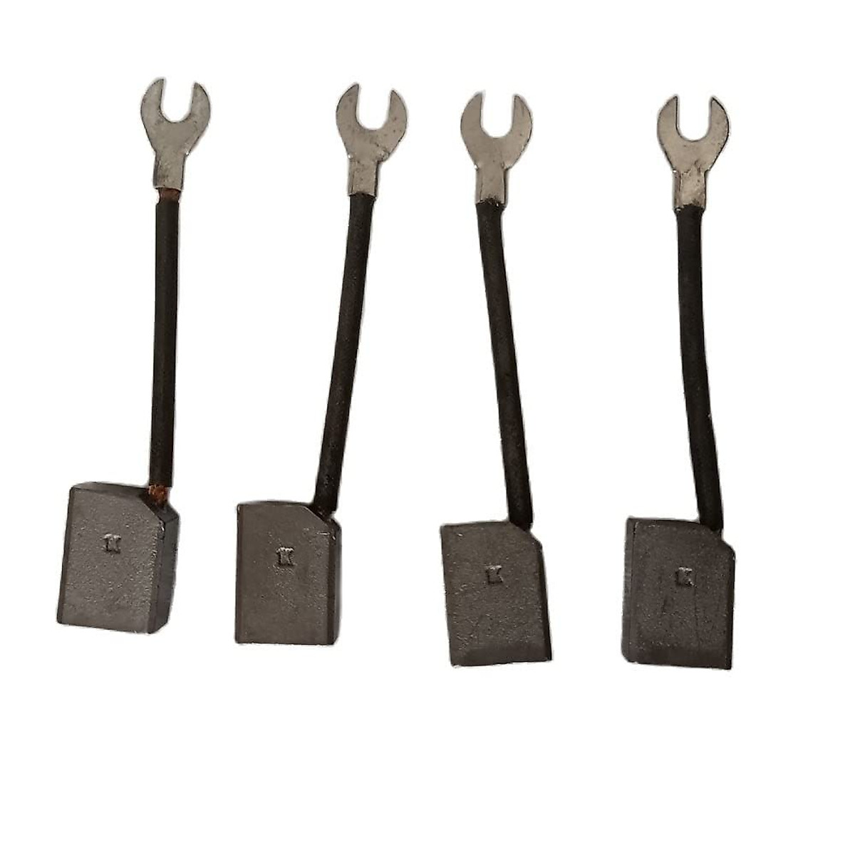 JWDAWN 4Pcs Single Wire Motor Carbon Brush Graphite Brush 16 * 25 * 28 16x25x28 mm for Electric Forklift Pallet Truck Stacker Motor Accessories