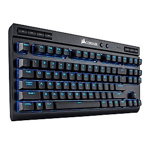 Corsair K63 Wireless Special Edition Mechanical Gaming Keyboard, backlit Ice Blue LED, Cherry MX Red - Quiet & Linear