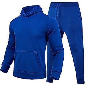 EELHOE Tracksuit For Men Sweatshirt Sets for Men Novelty Casual Long Sleeve Hoodies Sweatpants Stylish Loose Fit Breathable Activewear Mens Sweatsuits Sets