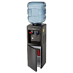 Farberware FW29919 Freestanding Hot and Cool Water Cooler Dispenser, Black