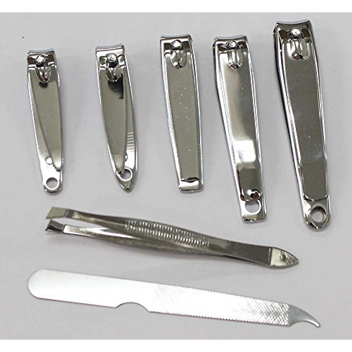 Hawk 7 Piece Cosmetology Set with Nail Clippers, Cleaner, File and Tweezers - B8506-YW