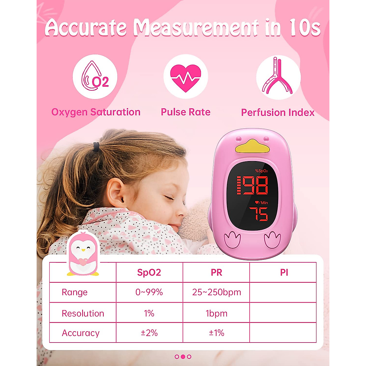 baby pulse oximeter for kids-pulse oximeter fingertip bluetooth baby oxygen monitor infant spo2 pulse monitor,Compatible with iOS Android,suitable for children infant kids baby