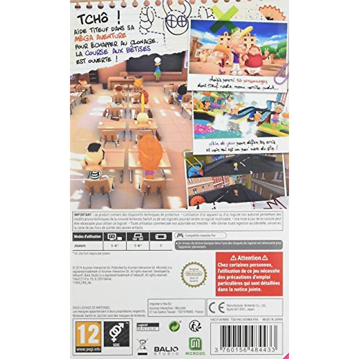 JUST FOR GAMES TITEUF MEGA Party SWI VF