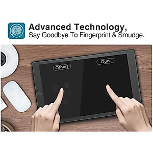 (3 Pack) TiKeDa Screen Protector for Amazon Fire HD 10 2019 Tablet 10.1 inch (9th and 7th Generation, 2019 and 2017 Release) Tempered Glass Screen Protector Not fit Fire HD 10 2021 Version