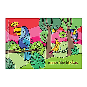 Munchkin® Story Mat™, BPA Free Disposable Placemats for Kids, 18 Pack, 2 Designs
