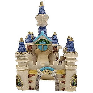 balacoo Aquarium Resin Castle Decoration Fish Tank Roman Castle Cave Hideout Betta Fish Ornament Accessories