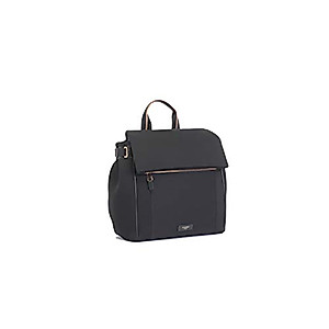 Storksak St. James Convertible Backpack Diaper Bag - Black Scuba