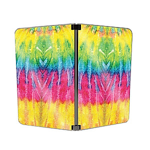 MightySkins Glossy Glitter Skin for Microsoft Surface Duo - Tie Dye 2 | Protective, Durable High-Gloss Glitter Finish | Easy to Apply, Remove, and Change Styles | Made in The USA