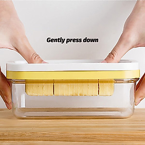 Butter Cutter Slicer, Butter Slicer, Butter Dish With Lid And Knife For Easy Cutting And Storage, Refrigerated Butter Container Butter Box