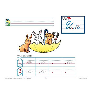 Writing With Phonics K5 Cursive - Abeka 5 Year Old Kindergarten Cursive Phonics Penmanship Student Work Book