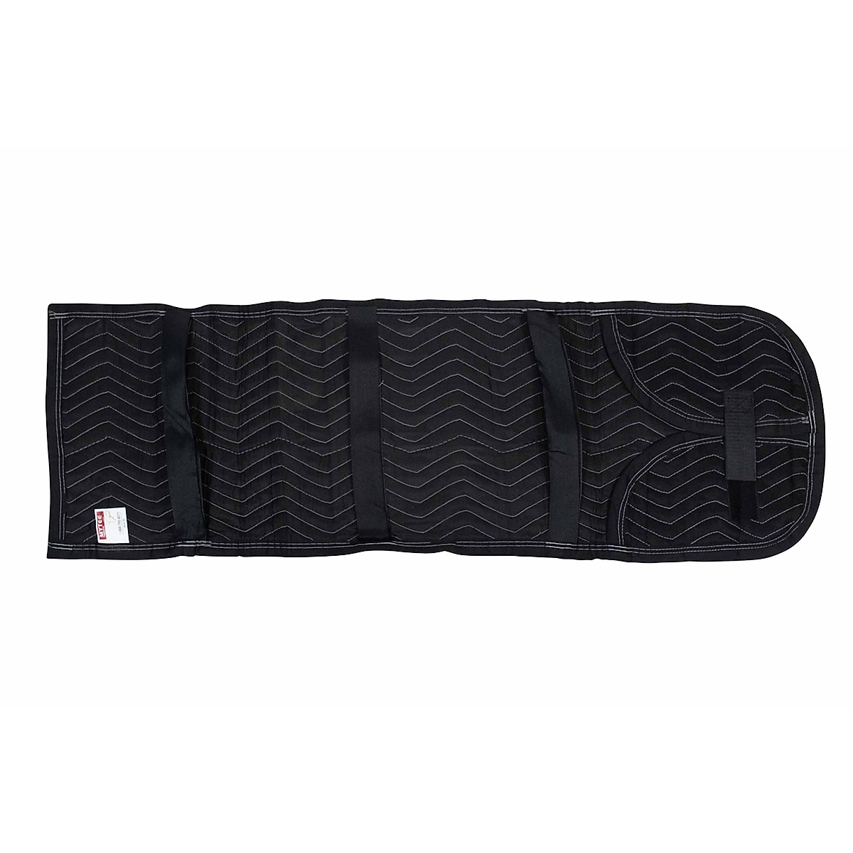 Mytee Products Padded Hand Truck Cover - Round Top, Moving Supplies, Black Moving Pad - Woven Cotton/Poly - 50" x 16"