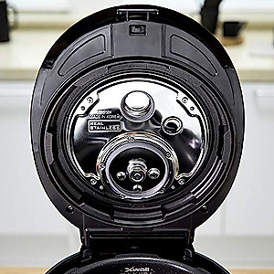 CUCKOO CRP-HZ0683FR | 6-Cup (Uncooked) Induction Heating Pressure Rice Cooker | 13 Menu Options, Auto-Clean, Voice Guide, Made in Korea | Black/Red