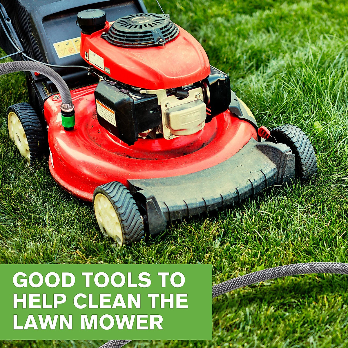 Dreyoo Lawn Mower Deck Wash Kit, Deck Wash Adapter Attachment Kit, Riding Lawn Mower Cleaning Accessories, Compatible with Cub Cadet, MTD, Troy-Bilt, Craftsman Tractor