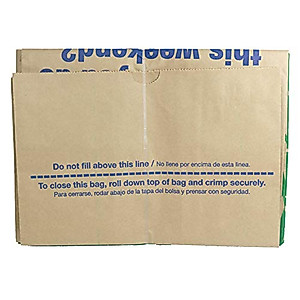Lowe's 30 Gallon Heavy Duty Brown Paper Lawn and Refuse Bags for Home and Garden (10 Count), Large (LOWESLL)