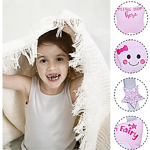 Tooth Fairy Pillow with Pocket for for Girls and Boys Kids，Tooth Keepsake Pouch Tooth Fairy Bag on Back Toothfairy Gift，5.9 x 5.9 inches (Pink)