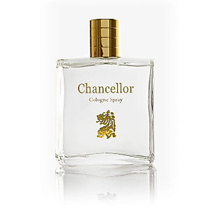 Chancellor Cologne by Romane and Tru Fragrance - Eau de Cologne - Bold and Spicy Masculine Scent - Mandarin, Fern, Lavender, Sandalwood - 3.4 oz 100 ml