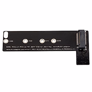 XT-XINTE PCI-E x4 x2 M.2 for NGFF M-Key for NVME AHCI SSD Converter Card Adapter for 2014 MacBook Mini A1347 MEGEN2 MEGEM2 MEGEQ2