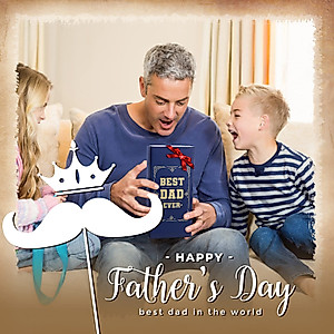 UNBOXMENT Dad Gifts, Best Dad Ever Gifts Basket, Retro Vintage Birthday Gifts for Dad Men, Fathers Day, Tumbler Mug, Multitool, Keychain, Card, with Stylish Gift Box