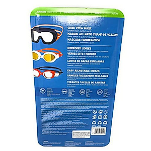Speedo Junior Swim Goggles 3-Pack, Multi-Color & Shape - Variety Pack