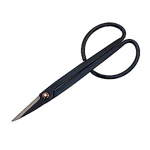 BambooMN 7.2" Black Bonsai Trimming Shear - 1 Piece
