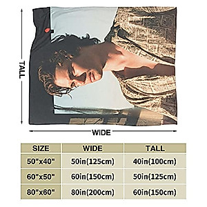 Ultra-Soft Fleece Blanket Outer Banks John B Flannel Throw Blankets for Couch & Bed 50"x40"