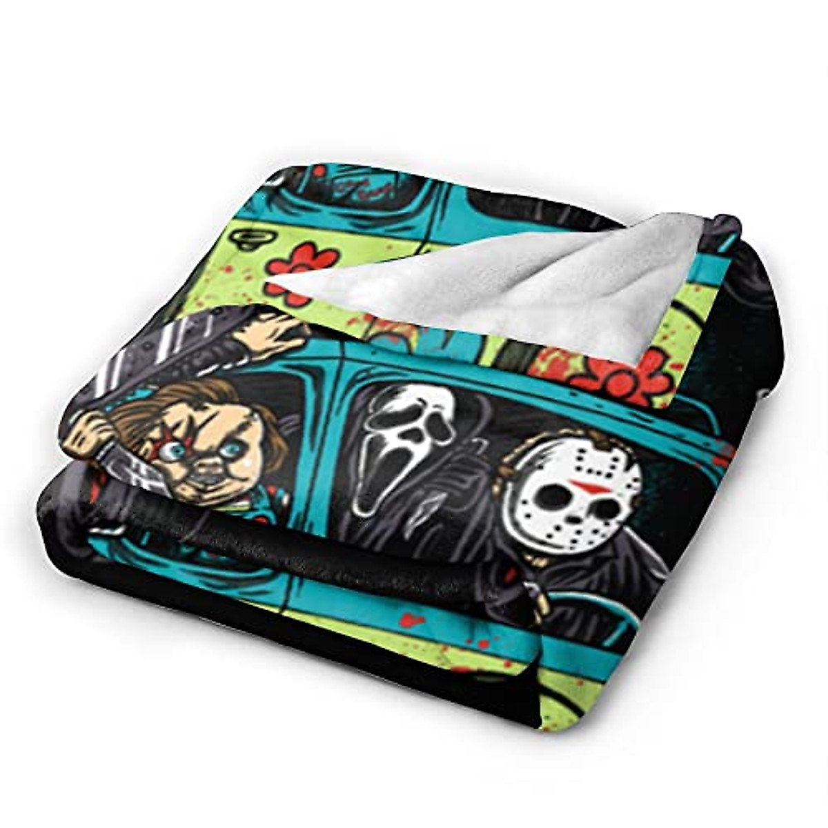 Halloween Throw Blanket Super Soft Flannel Blankets noon Break Blankets for Bedding Couch Living Room Home Decor 50"x40"