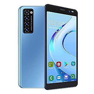 Unlocked Smartphone, Rino4 Pro Android Cell Phones Unlocked, 6.1in Full Screen, 1GB RAM 8GB ROM, 2200mAh Battery, 128GB Extension, Dual SIM, Face ID & Finger Reader, Global Version(Blue)