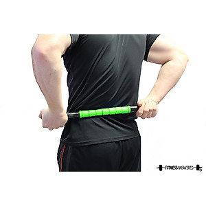The Stick Massage Roller Original | Muscle Roller Massage Stick for Legs | Exercise Roller Massage Tools for Sports Athletes and Runners 17.75" - Original Green