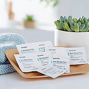 McKesson Skin Barrier Film, Sterile, No Sting Body Wipe, Individual Packet, 25 Wipes