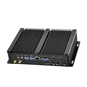 IDEARACE Powerful Industrial Mini PC, i5 8th Gen. 4 Cores CPU, 16GB DDR4 RAM 512GB SSD, 2xCOM RS232, 4xUSB 3.0, HD, VGA, Dual Monitor Support