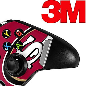 Skinit Decal Gaming Skin compatible with Xbox One S Controller - Officially Licensed NFL San Francisco 49ers Large Logo Design