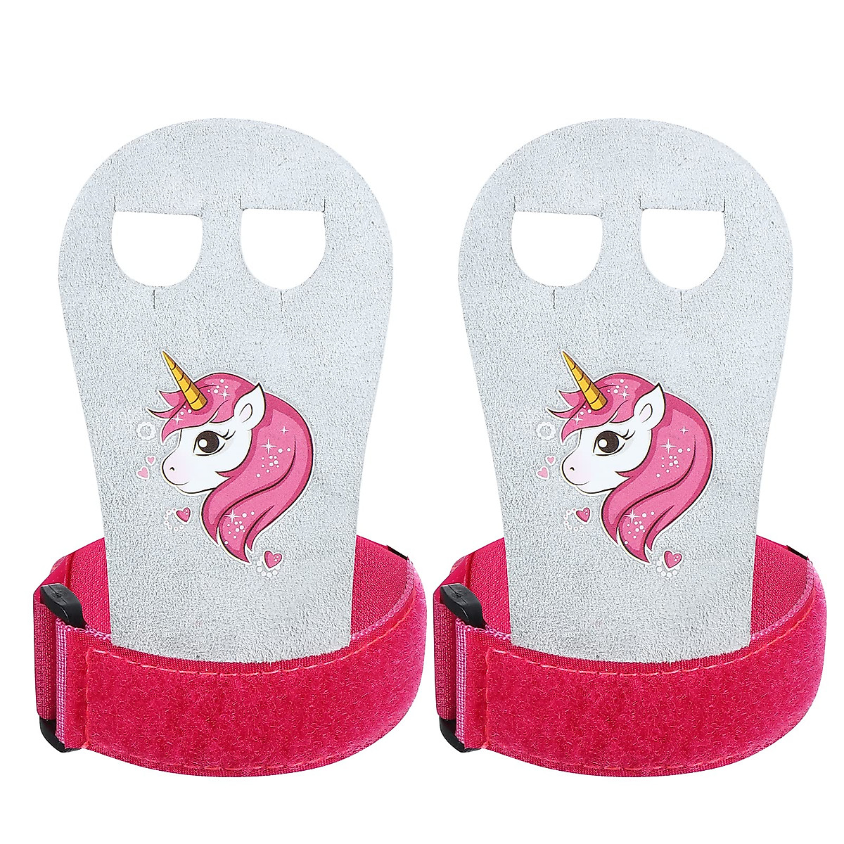 Gymnastics Hand Grips Athletic Gymnastics Bar Grips Gymnastics Gloves for Girls Kids Youth Bars Lifting Yoga Gym Home, Pink Style (S)