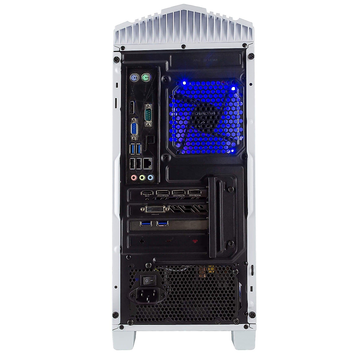 Periphio Portal Gaming PC Desktop Computer Tower, Intel Quad Core i5 3.2GHz, 16GB RAM, 120GB SSD + 500GB 7200 RPM HDD, Windows 10, Nvidia GT1030 2GB Graphics Card, HDMI, Wi-Fi (Renewed)